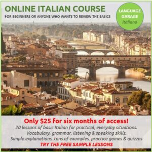 Italian Numbers - The Language Garage